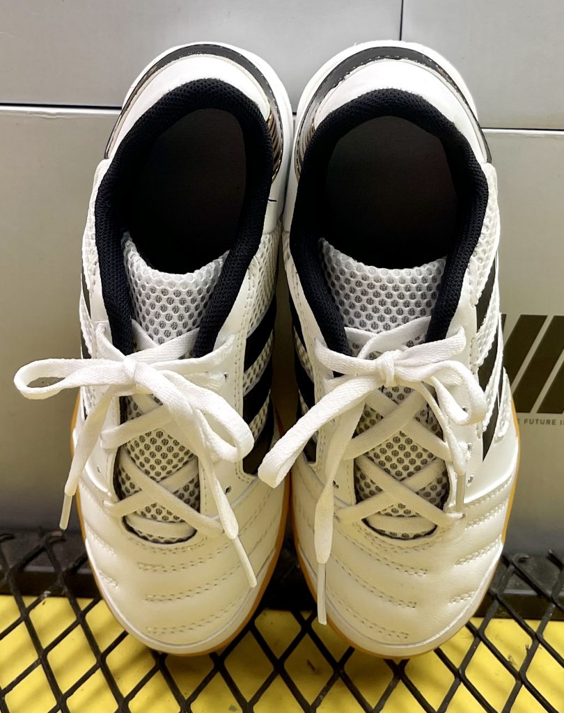 Giày đá Banh Winbro Sala Lưới 3 Sọc đen Trắng - SuperGiay.com